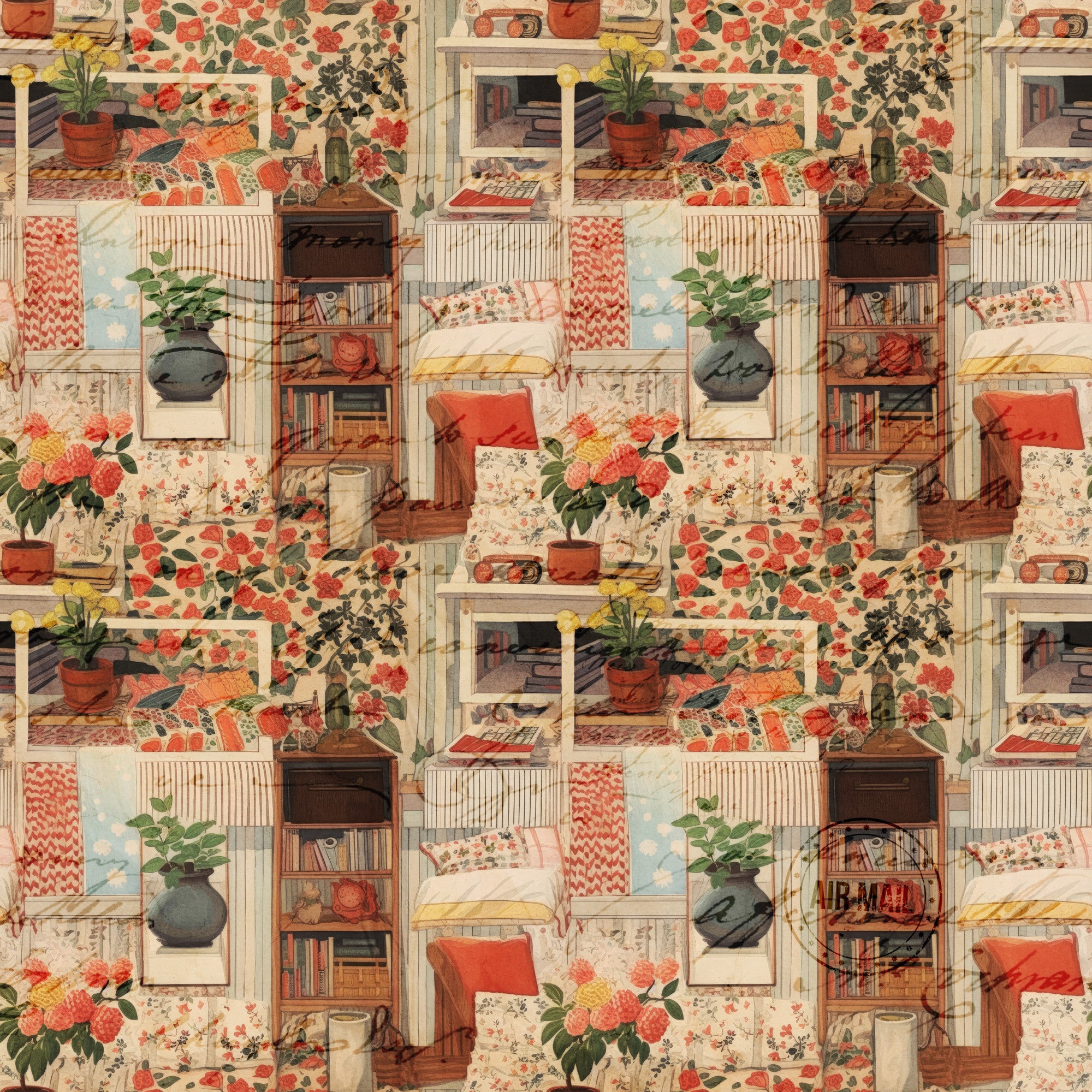 Cottagecore Scrapbook Pattern 10 Quilting Cotton Fabric ...