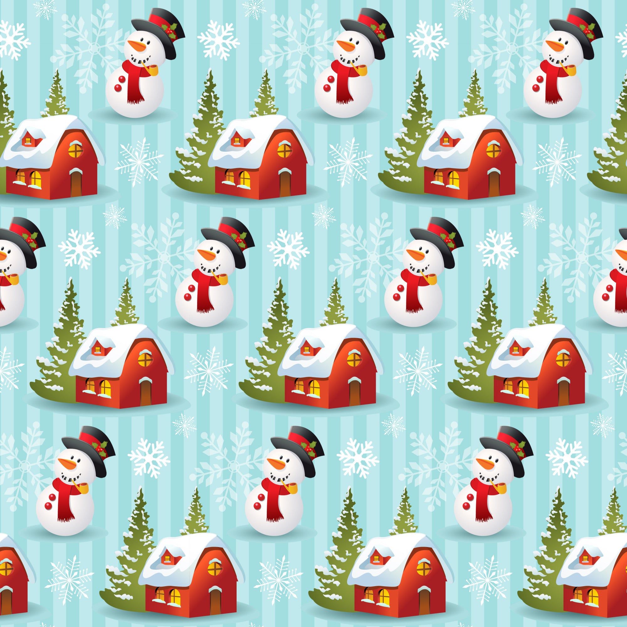 Christmas Love Pattern 1 Quilting Cotton Fabric – FabricMegaStore.com