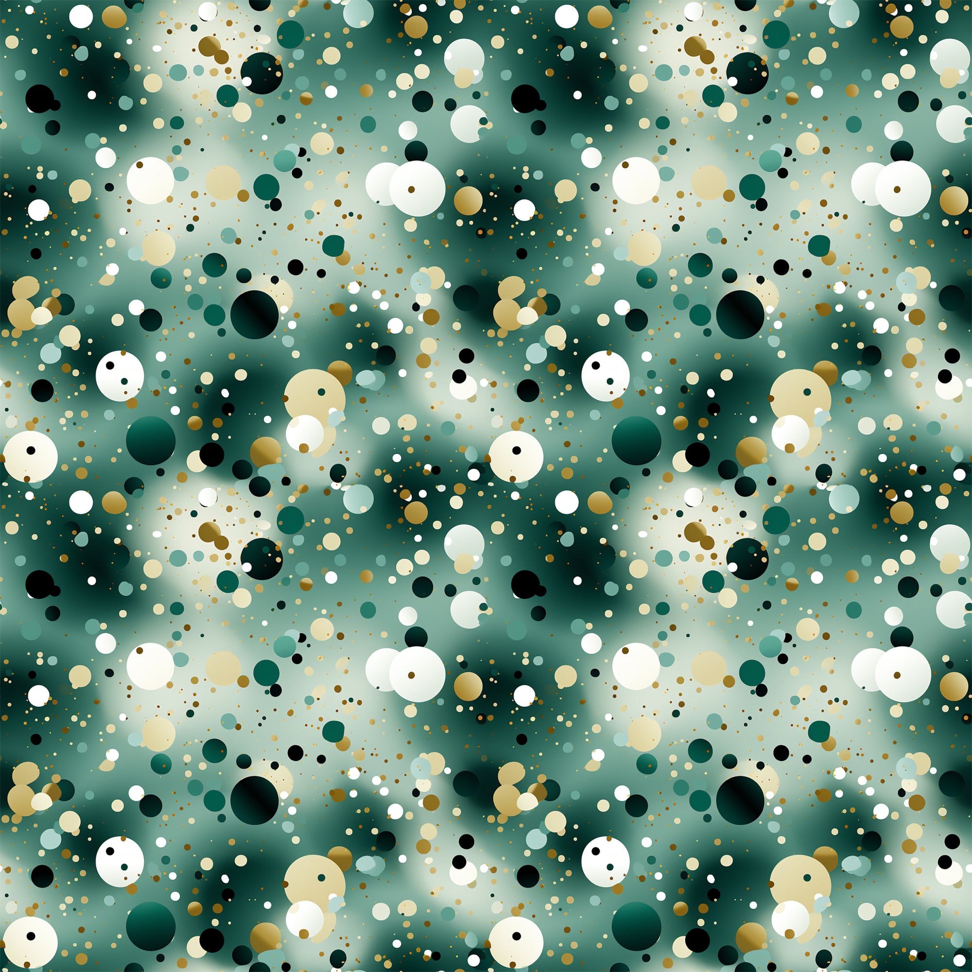 Green Confetti Pattern 2 Quilting Cotton Fabric – FabricMegaStore.com