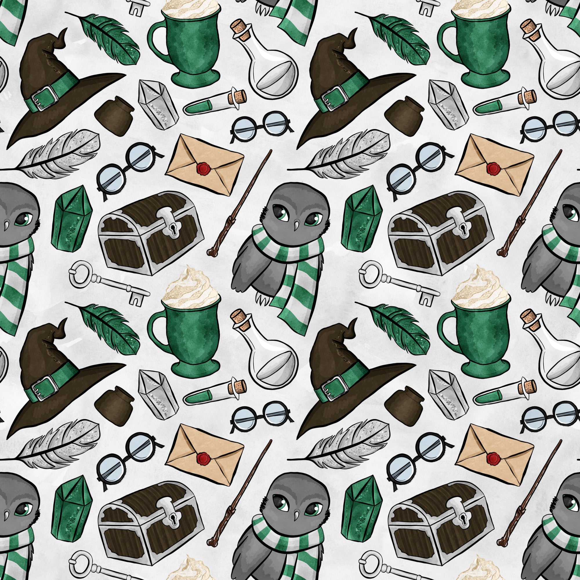 Wizard Magic School Pattern 35 Quilting Cotton Fabric – FabricMegaStore.com