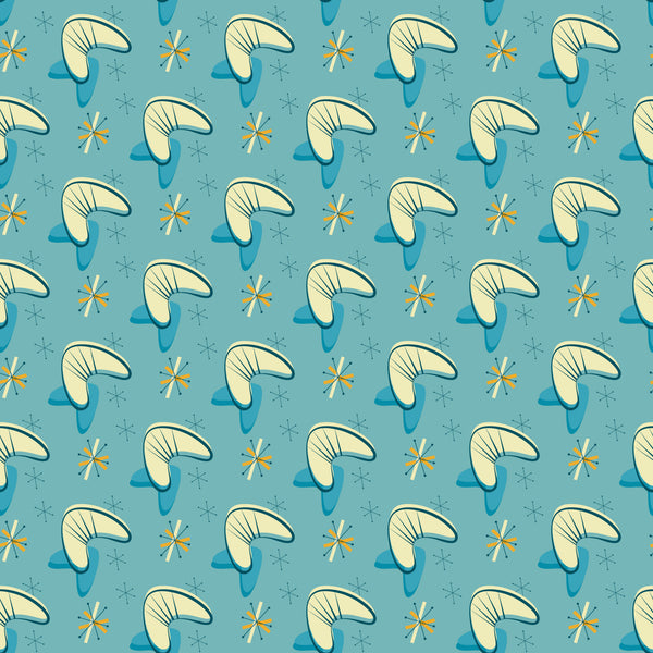 1950s Atomic Age Pattern 4 Quilting Cotton Fabric – FabricMegaStore.com