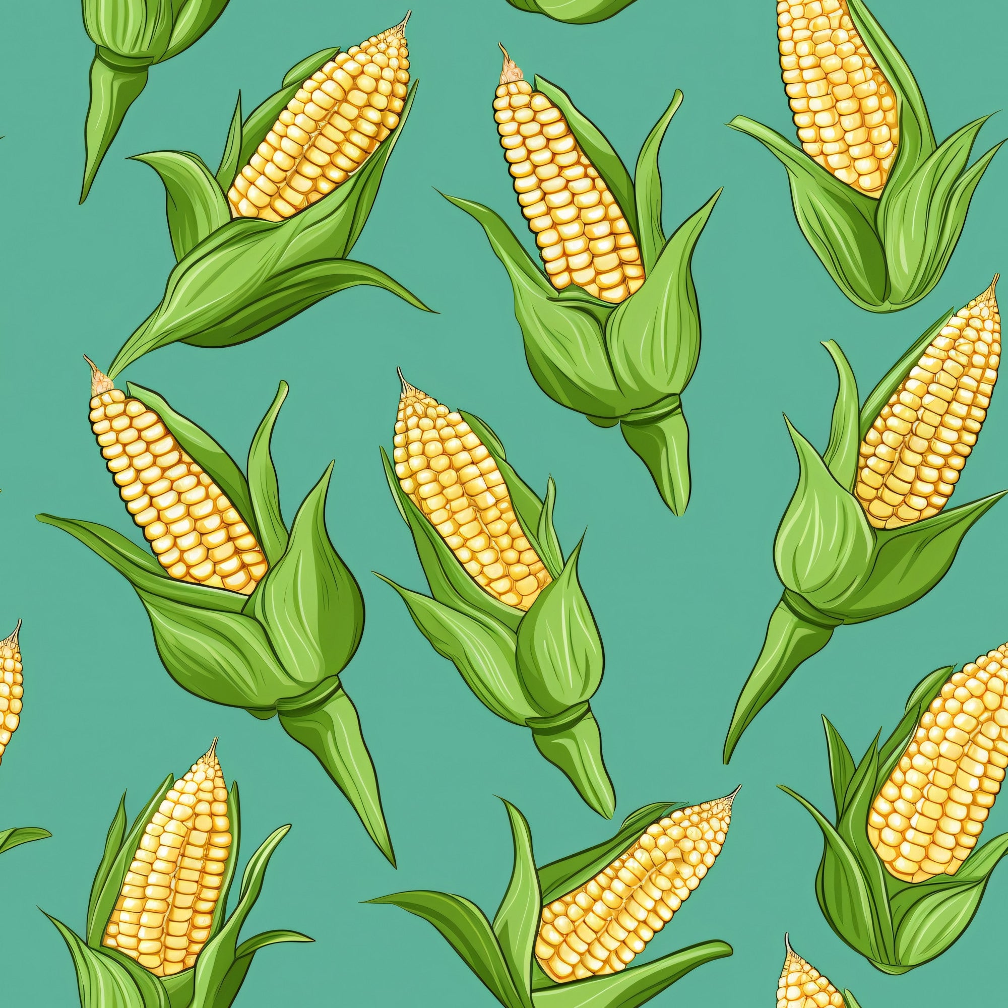 Sweet Corn Pattern 16 Quilting Cotton Fabric – FabricMegaStore.com