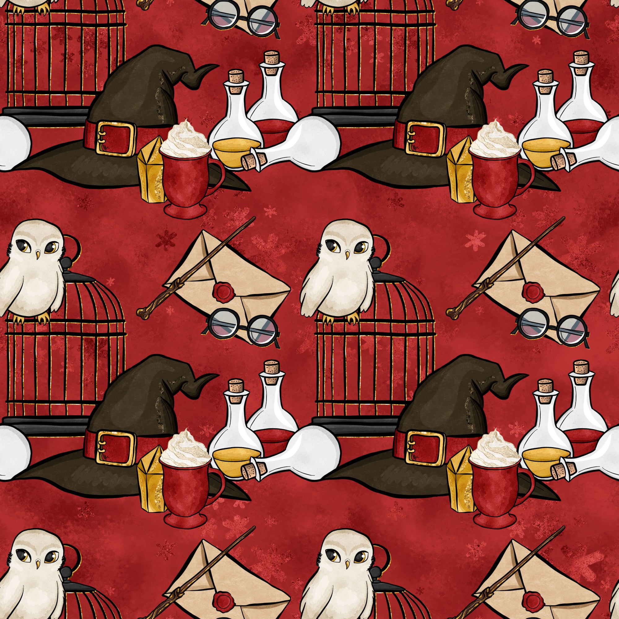 Wizard Magic School Pattern 21 Quilting Cotton Fabric – FabricMegaStore.com