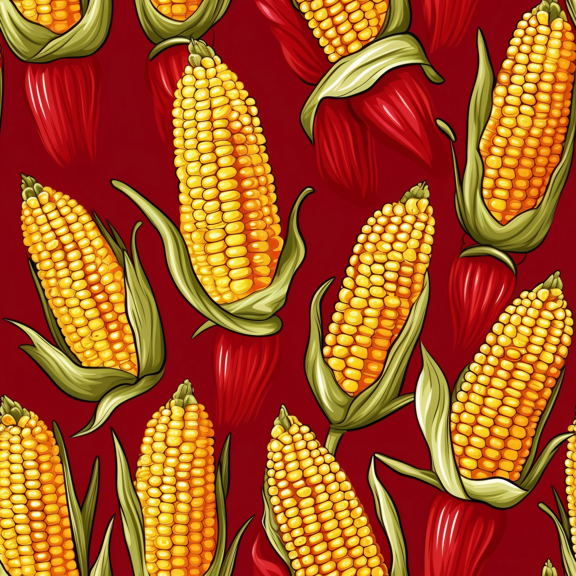 Sweet Corn Pattern 18 Quilting Cotton Fabric – FabricMegaStore.com