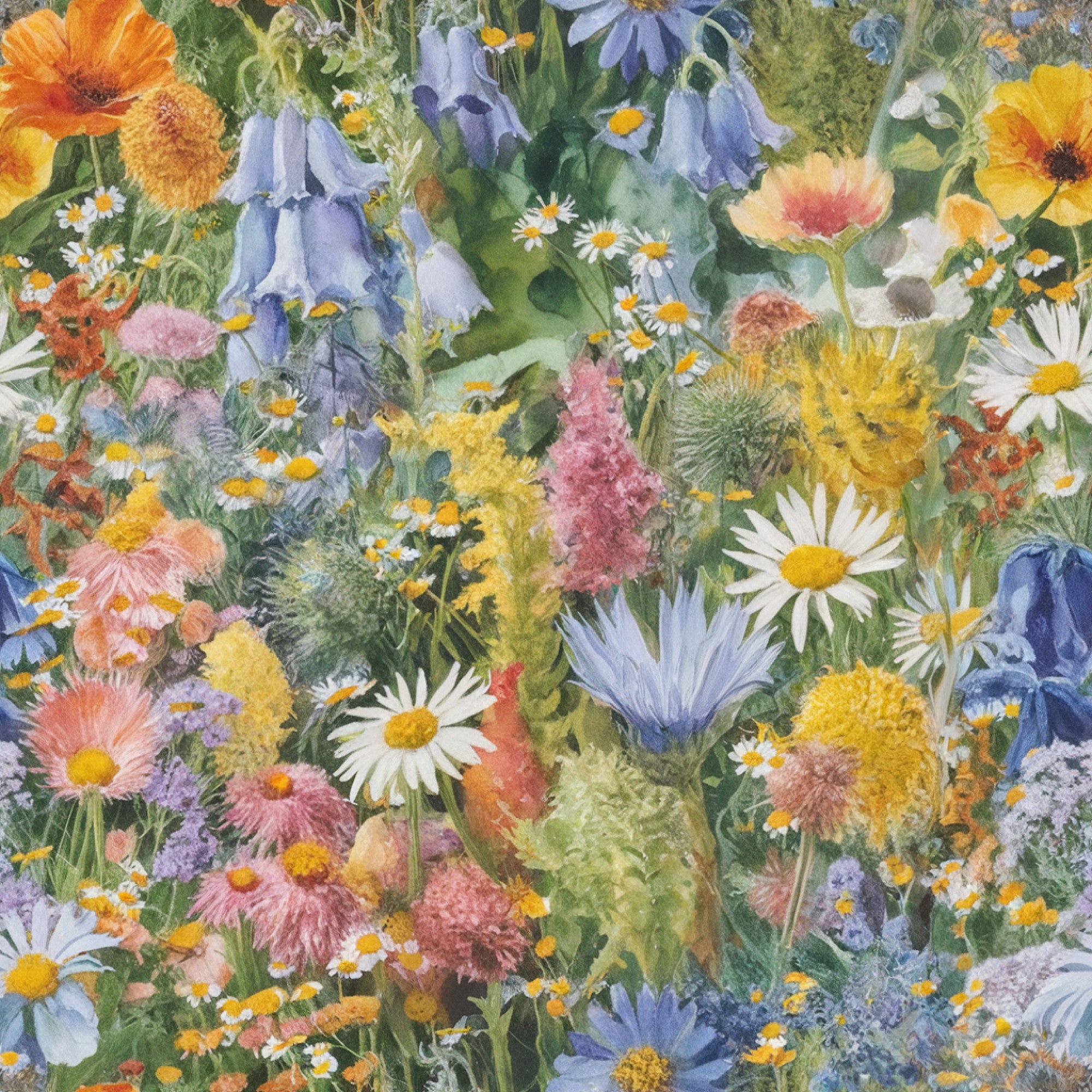 Wildflower Fantasy Pattern 20 Quilting Cotton Fabric – FabricMegaStore.com