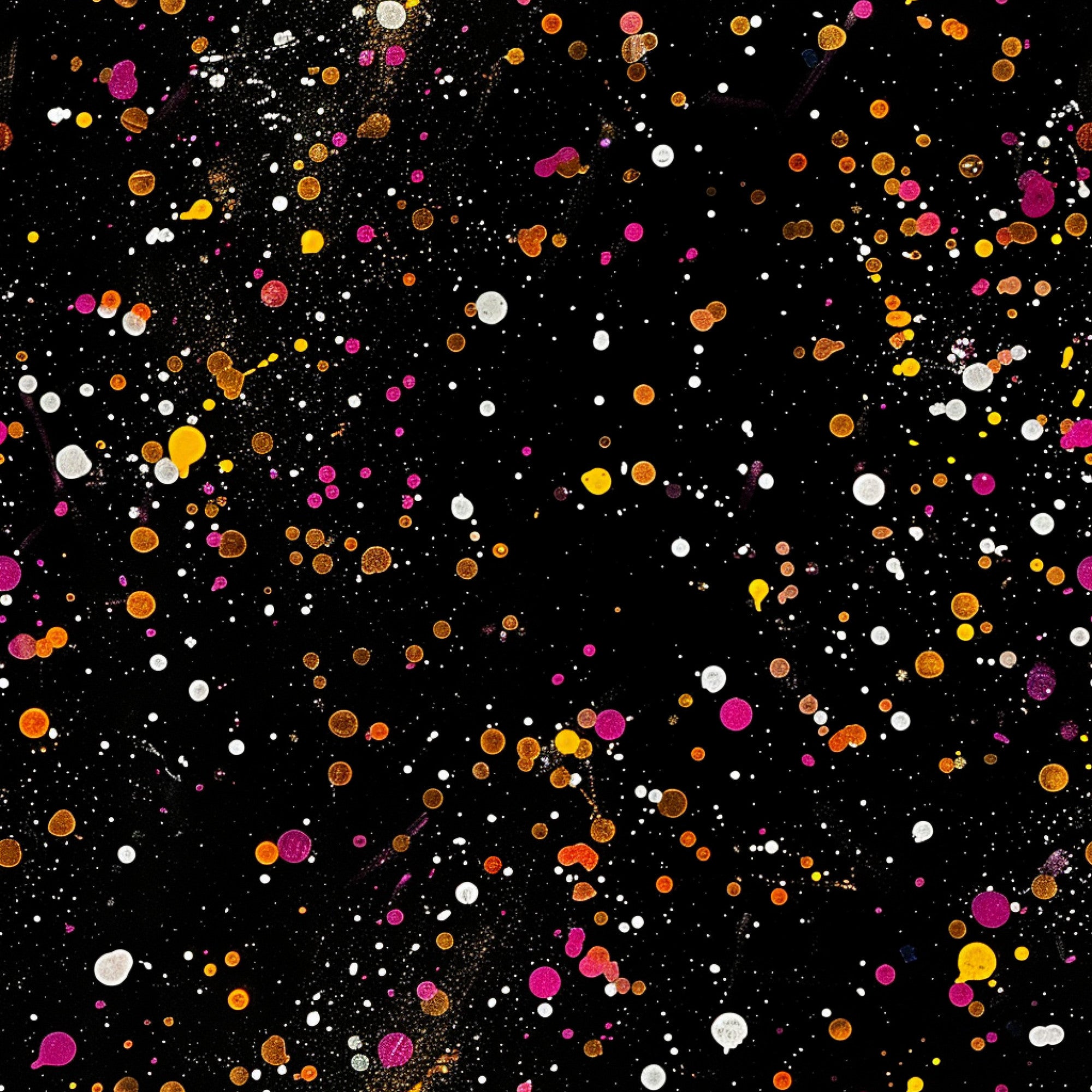 Glitter Paint Splatter Pattern 16 Quilting Cotton Fabric ...