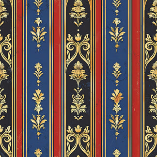 Medieval French Pattern 3 Quilting Cotton Fabric – FabricMegaStore.com