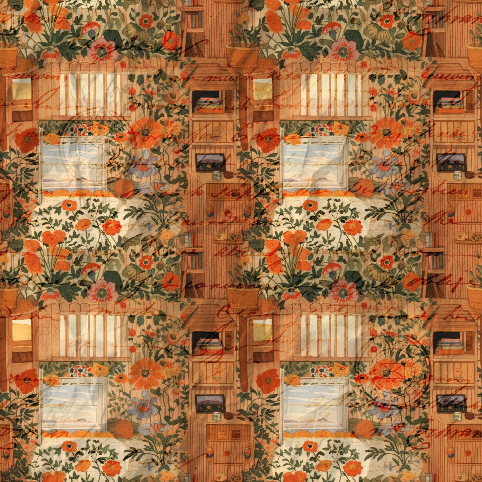 Cottagecore Scrapbook Pattern 7 Quilting Cotton Fabric ...