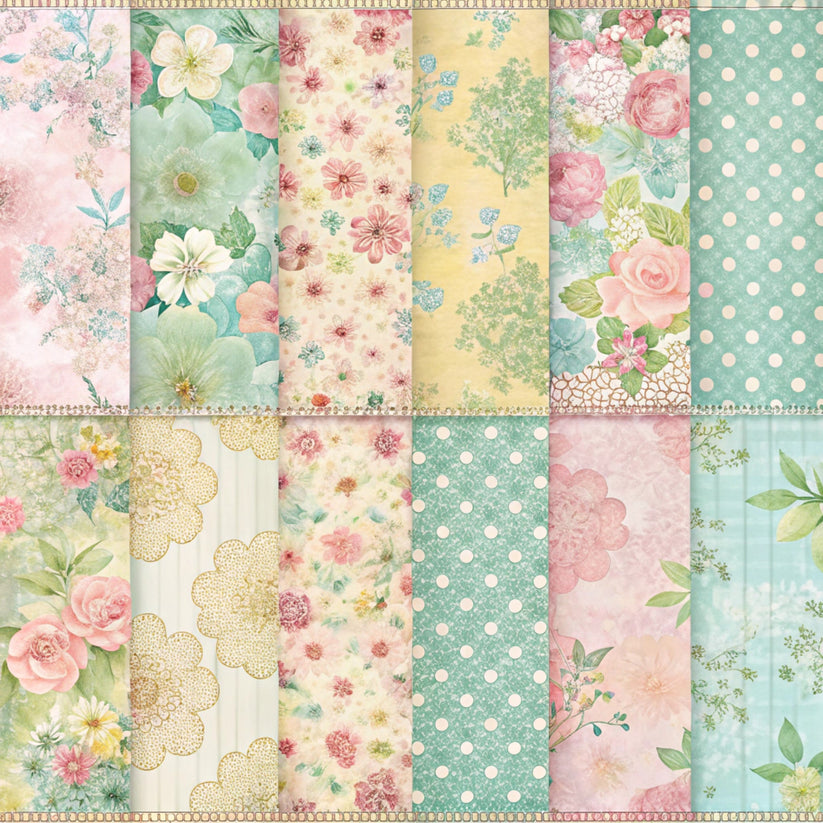 Spring Patchwork Pattern 14 Quilting Cotton Fabric – FabricMegaStore.com