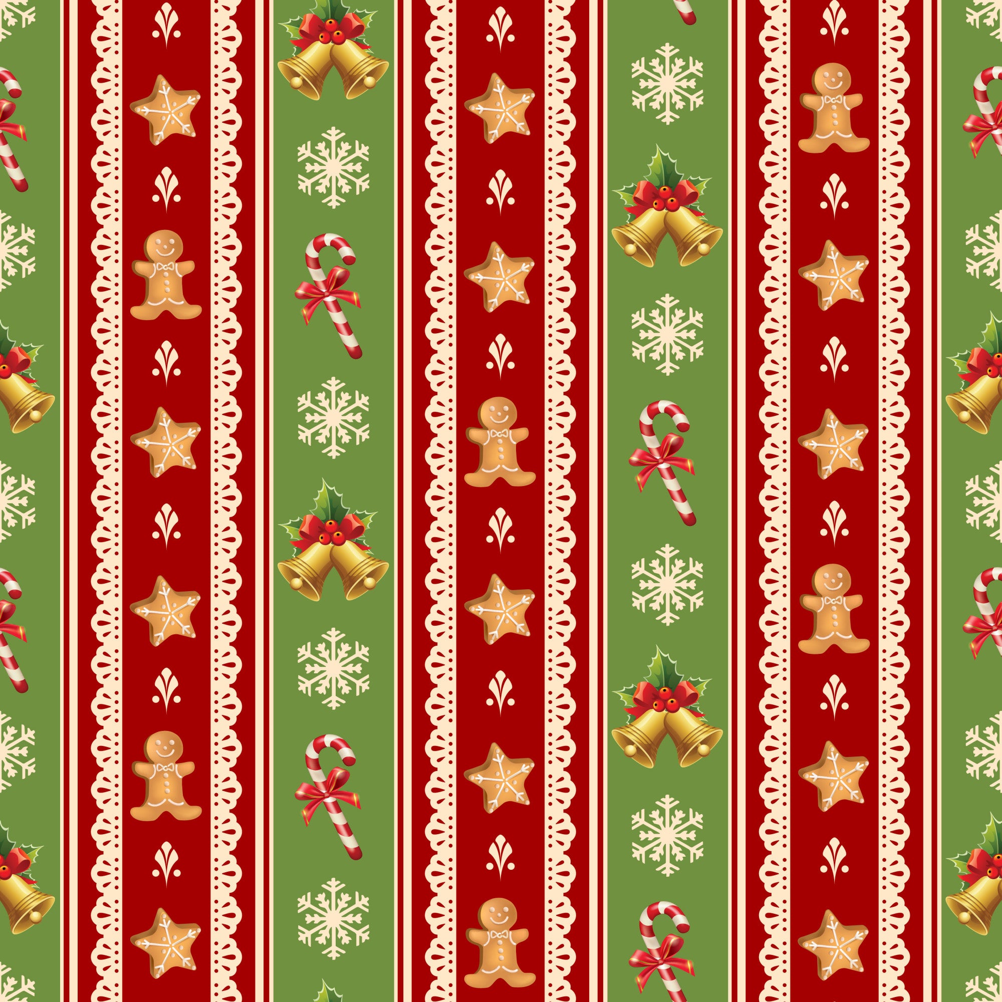 Christmas Love Pattern 7 Quilting Cotton Fabric – FabricMegaStore.com