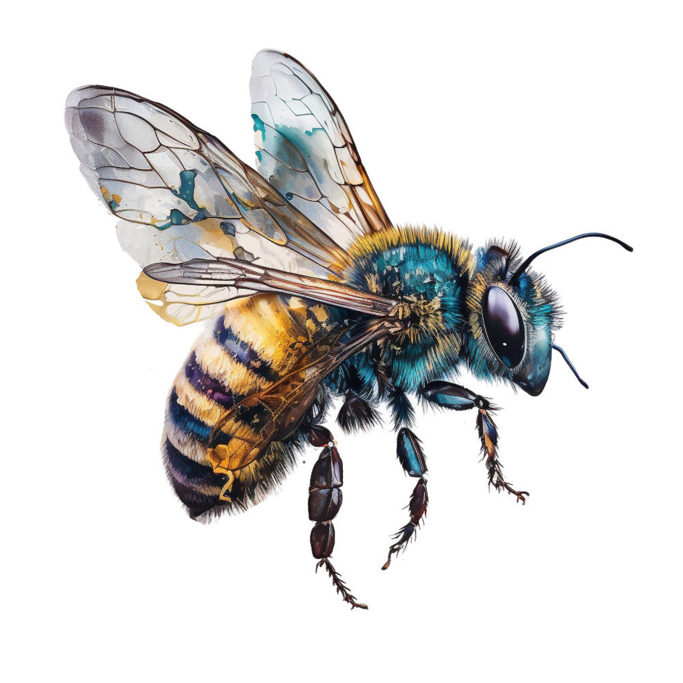 Honey Bees Fabric Panel 18 – FabricMegaStore.com