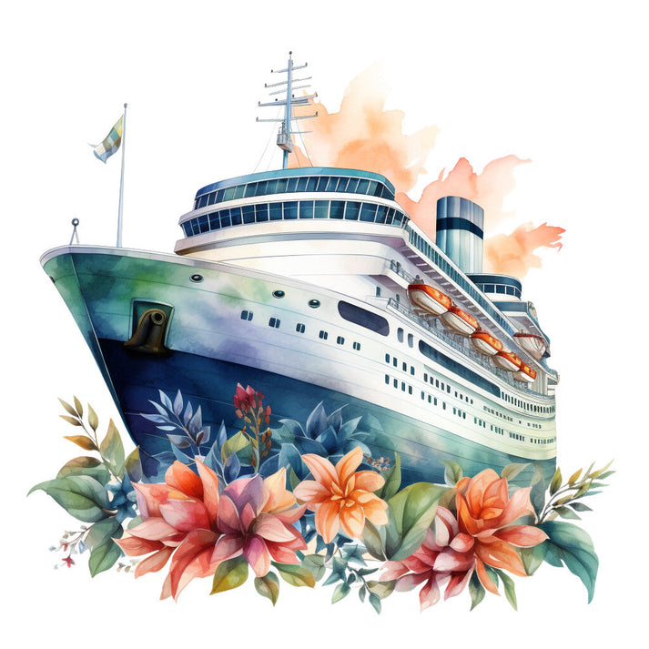 Cruise Ships Fabric Panel 26 – FabricMegaStore.com
