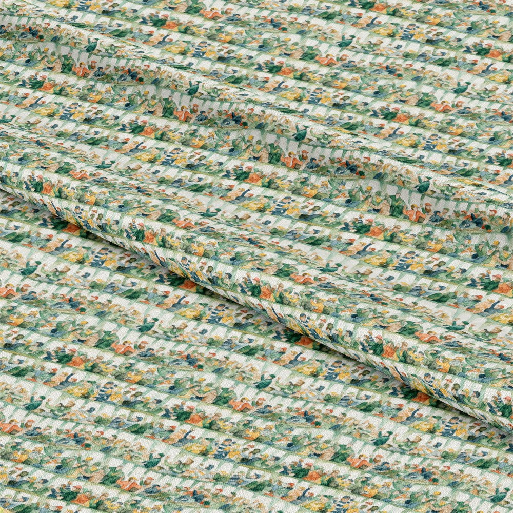 Watercolor Football Pattern 6 Quilting Cotton Fabric – FabricMegaStore.com