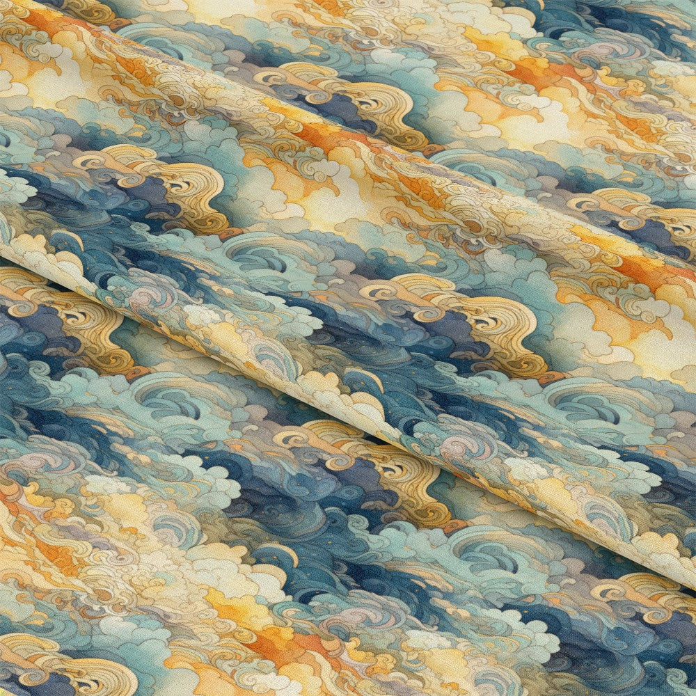Sunset Skies Pattern 2 Quilting Cotton Fabric – FabricMegaStore.com