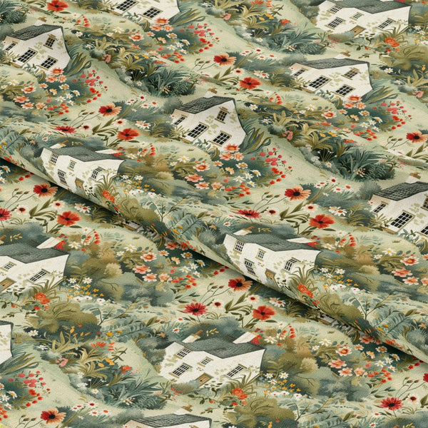 Celias Cottagecore Pattern 2 Quilting Cotton Fabric – FabricMegaStore.com