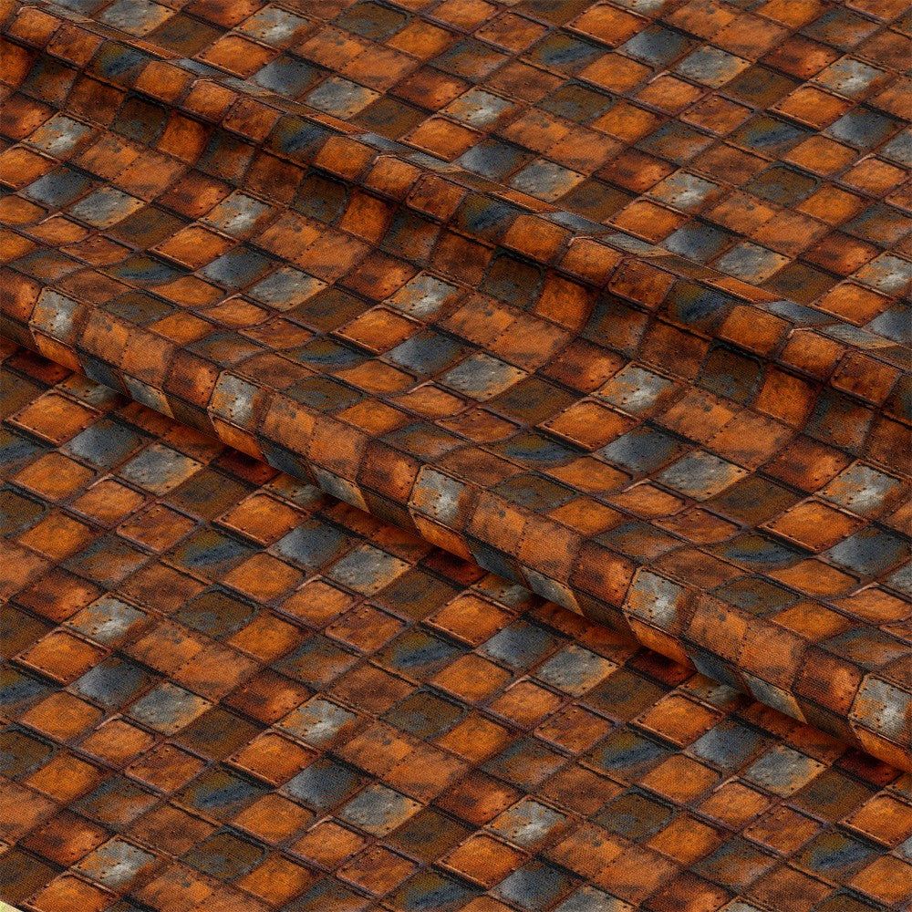 Rusted Iron Metal Textures Pattern 4 Quilting Cotton Fabric ...