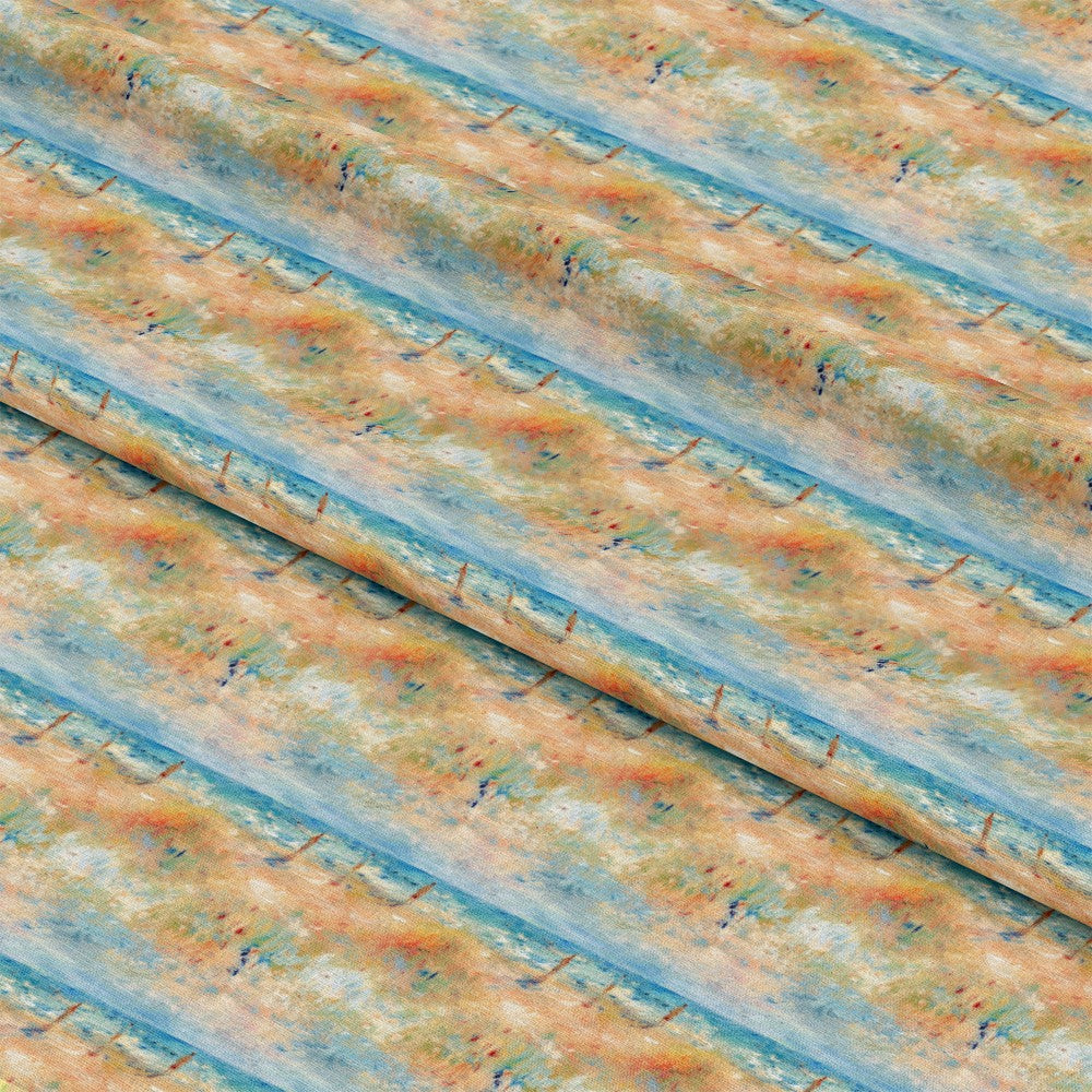 Monet Inspired Art Pattern 10 Quilting Cotton Fabric – FabricMegaStore.com