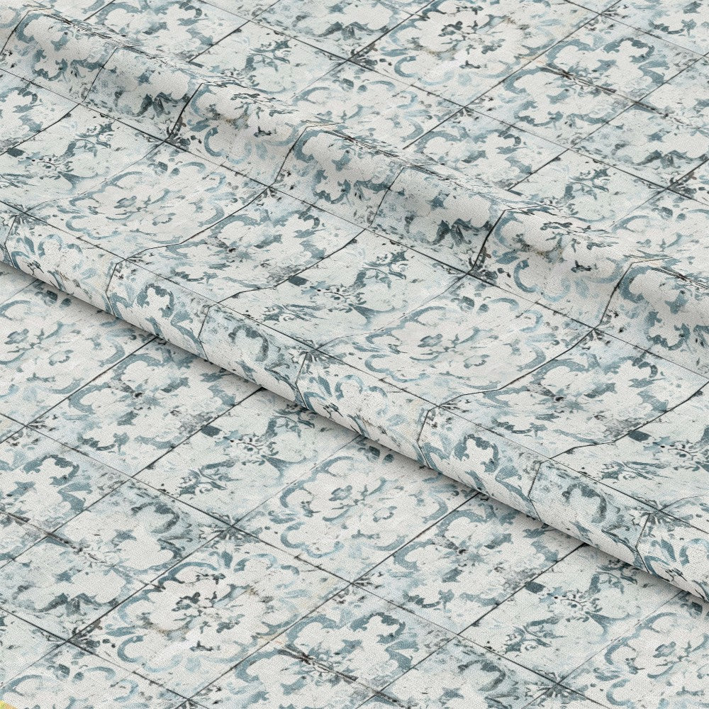 Vintage Farmhouse Blue Pattern 17 Quilting Cotton Fabric ...