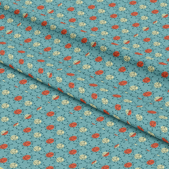 1950s Atomic Age Pattern 3 Quilting Cotton Fabric – FabricMegaStore.com