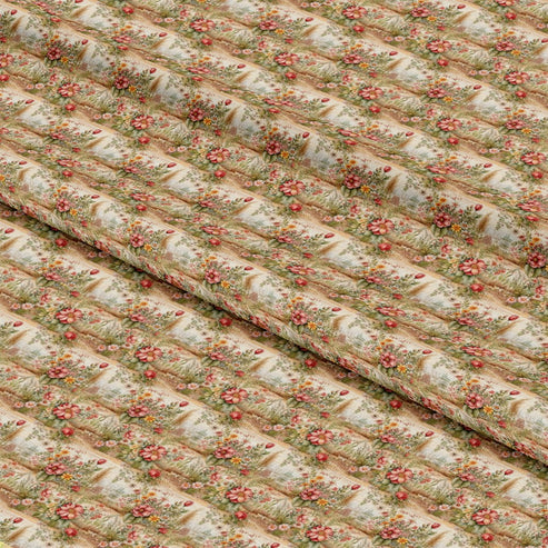 English Garden Pattern 5 Quilting Cotton Fabric – FabricMegaStore.com