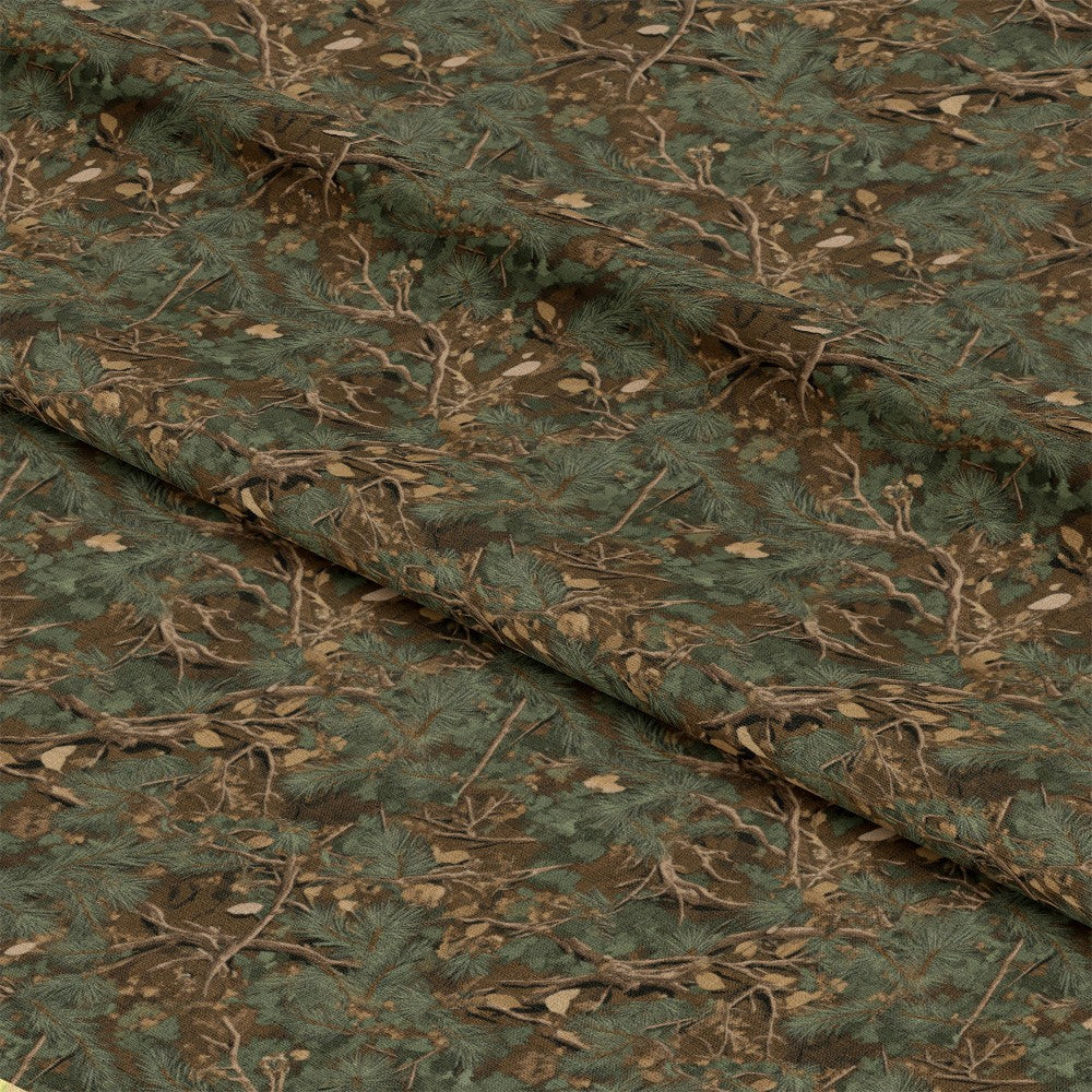 Realistic Hunting Camo Pattern 2 Quilting Cotton Fabric ...